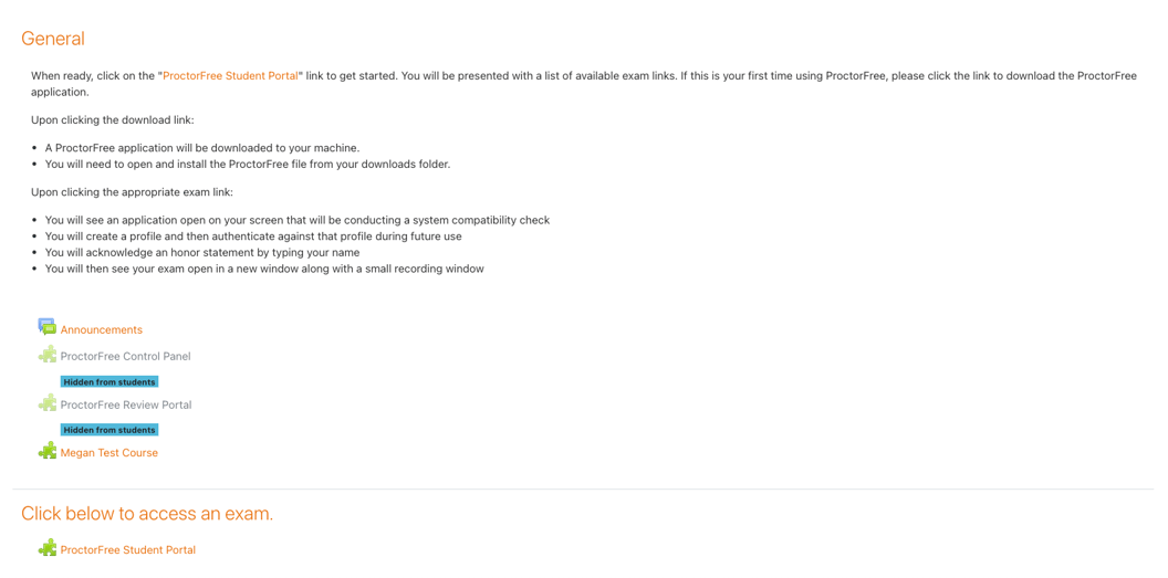 Moodle LMS Online Proctoring Overview Moodle LMS Online Proctoring Overview
